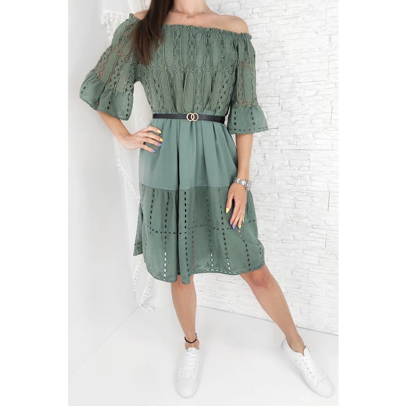 Moda Italia Volné letní šaty LA-85965KH - GLAMI.cz