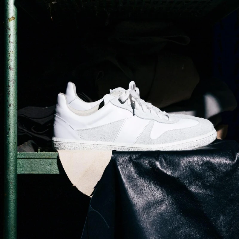 Vasky Botas × Footshop White - Pánské kožené tenisky / botasky bílé ...