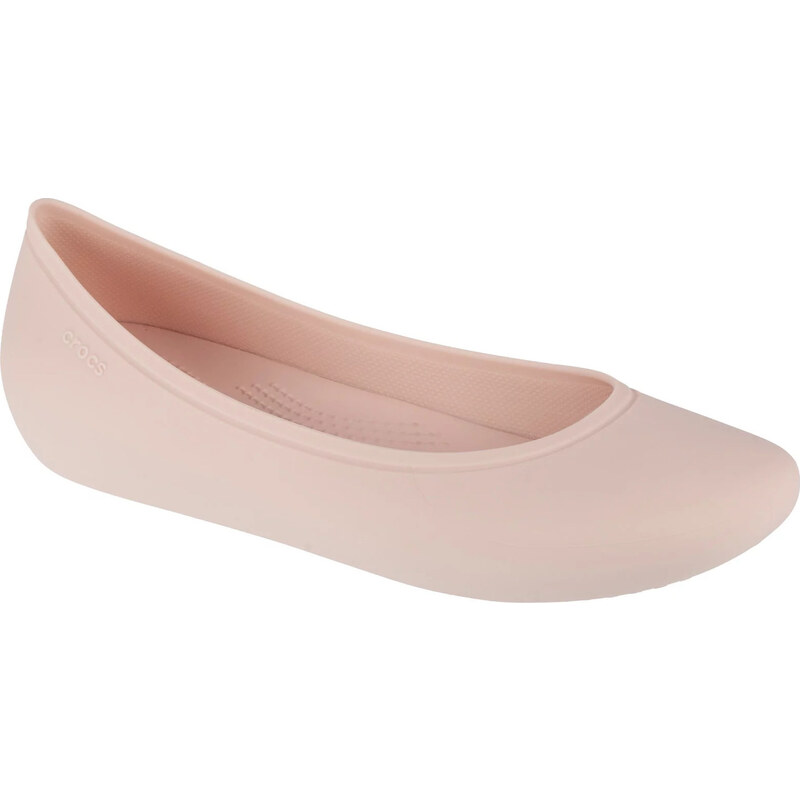 Pudrové dámské baleríny Crocs Brooklyn Flat W Pudrová - GLAMI.cz