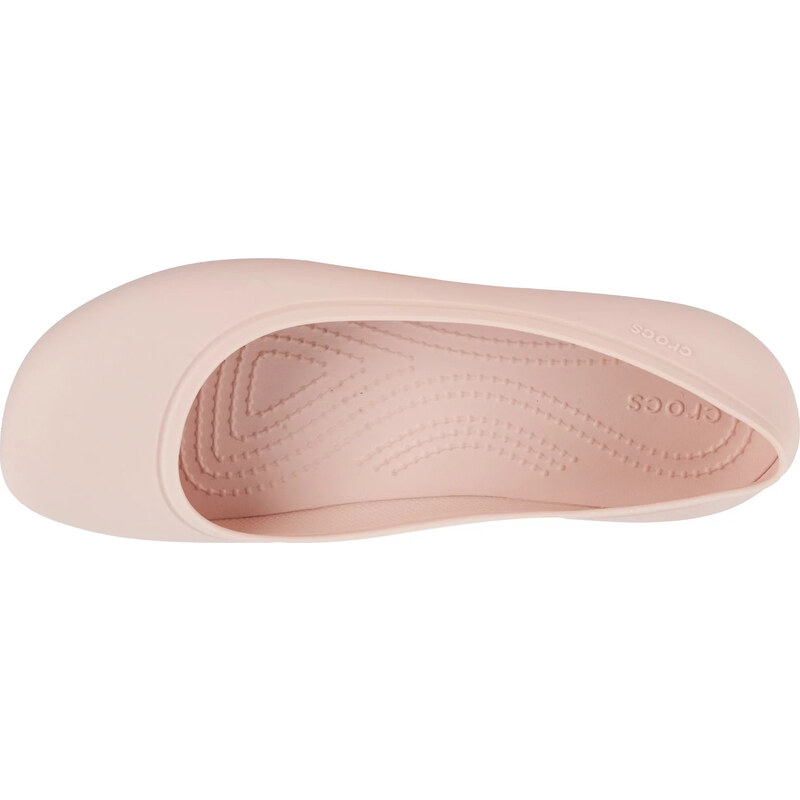 Pudrové dámské baleríny Crocs Brooklyn Flat W Pudrová - GLAMI.cz