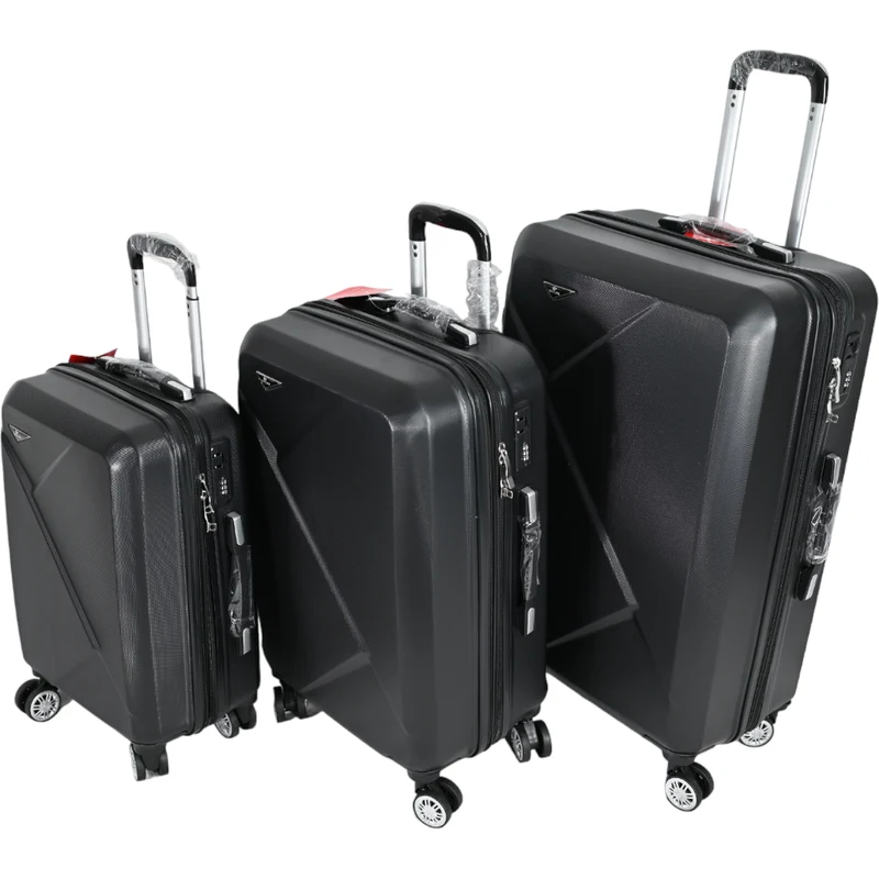 ZF SUITCASE Sada cestovních kufrů model 620 s expandérem barva černá ...