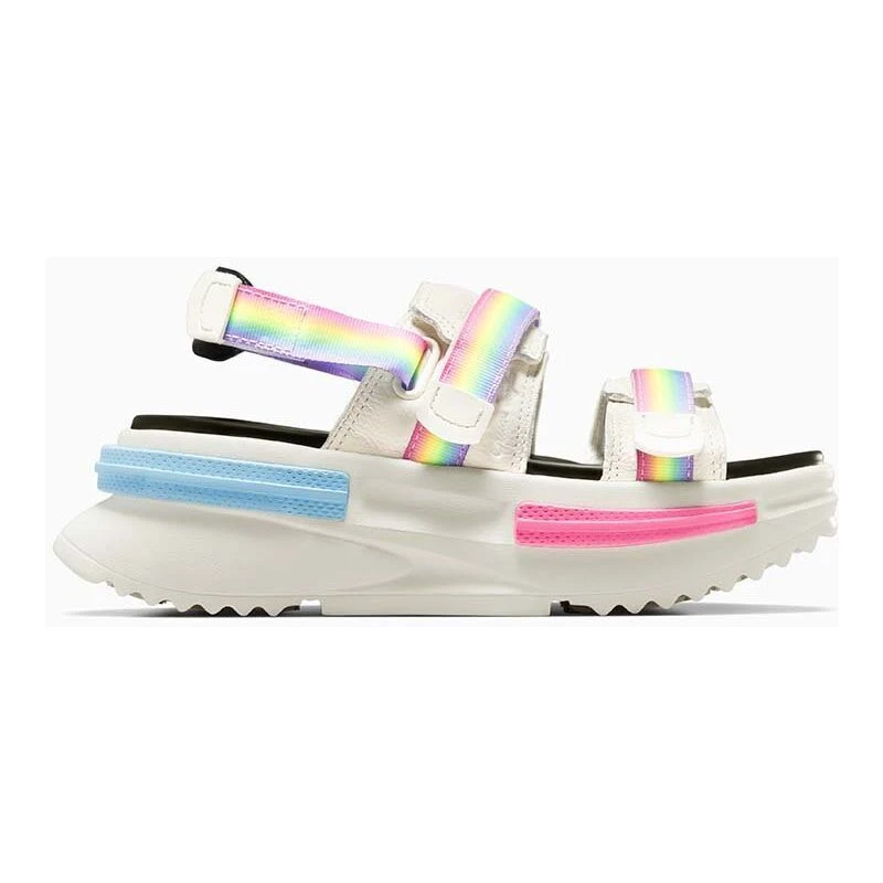 Sandály Converse Run Star Utility Sandal CX Pride bílá barva, na ...