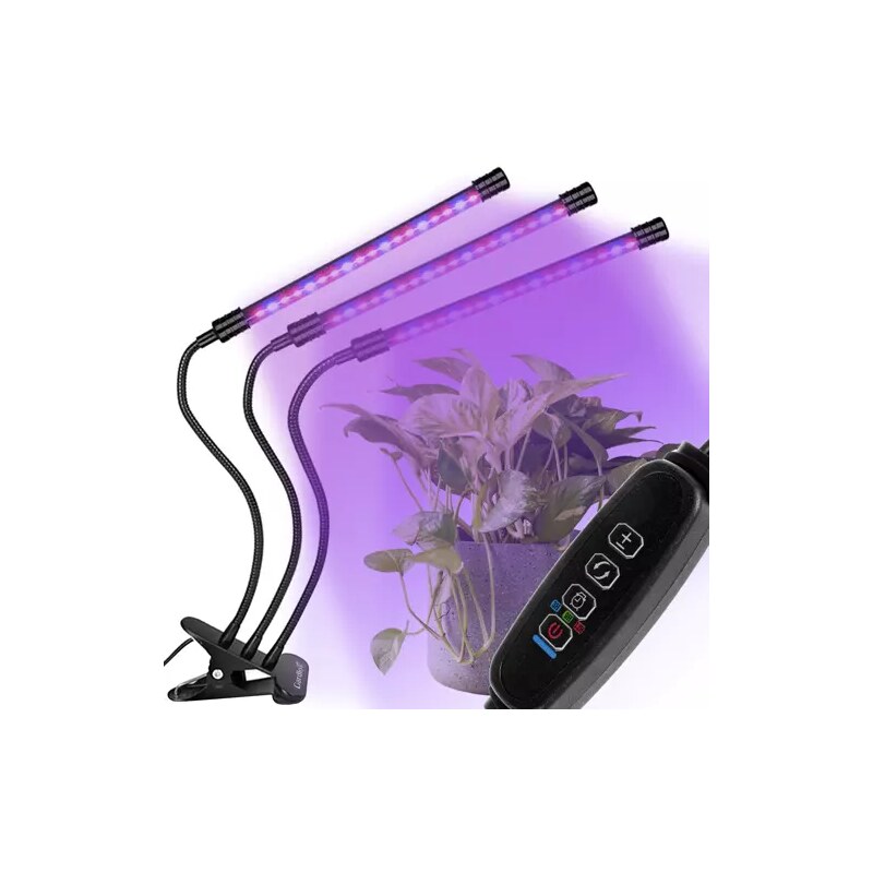Gardlov LED Lampa pro růst rostlin, 3 ks, 30W, vodotěsná IP54, s ...