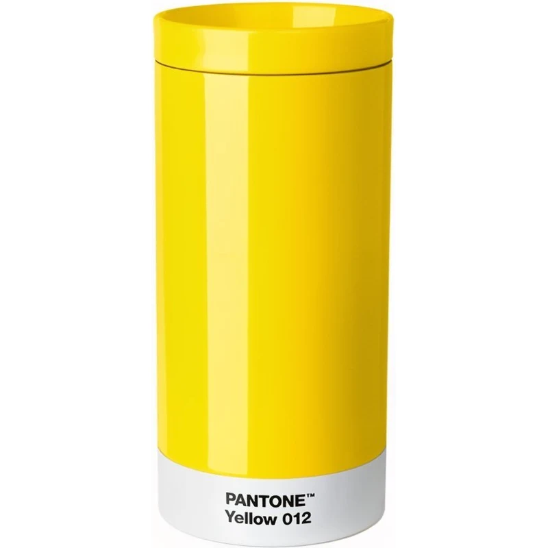 Žlutý kovový termohrnek Pantone Yellow 012 430 ml - GLAMI.cz