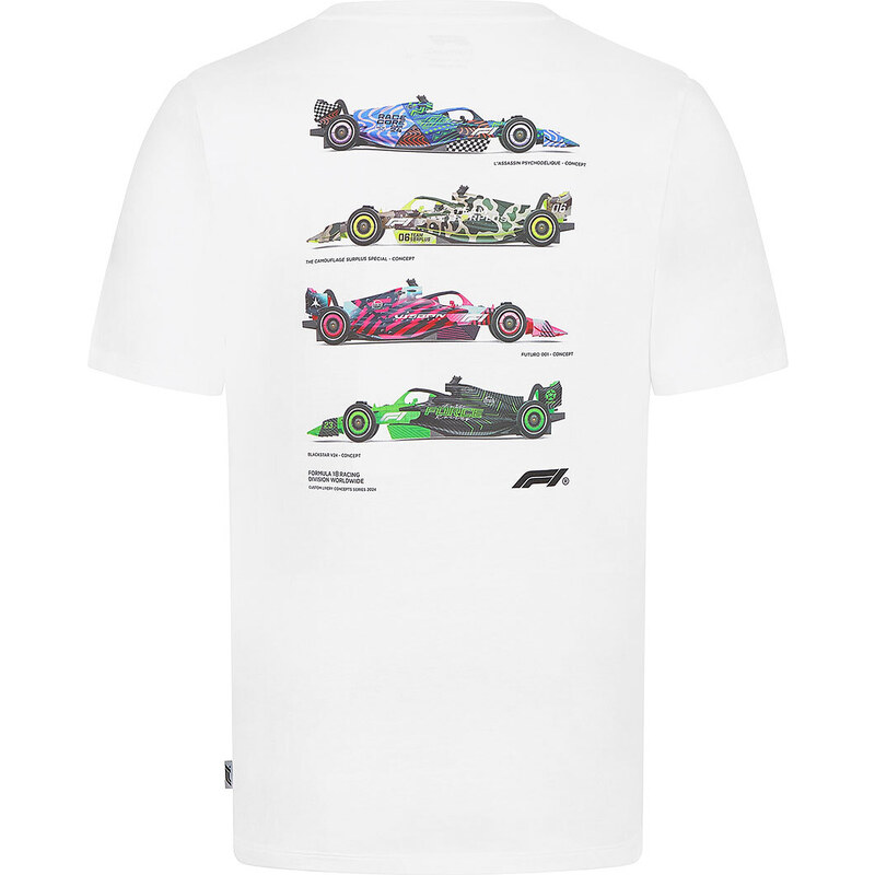 F1 official merchandise Fanouškovské tričko Formule 1 s motivem vozu F1 ...