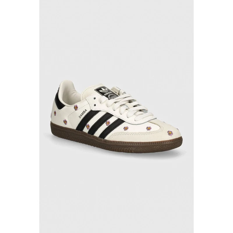 Kožené tenisky adidas Originals Samba OG W bílá barva, IF4398 - GLAMI.cz