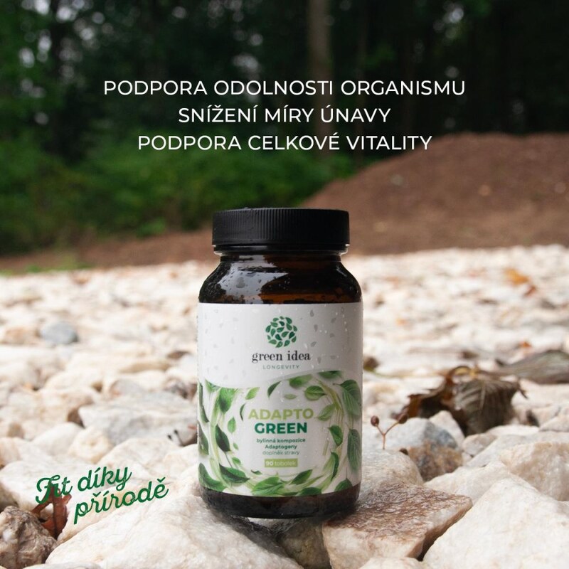 Green Idea TOPVET premium GREEN IDEA Bylinná směs s adaptogeny LONGEVITY Duopack - GLAMI.cz