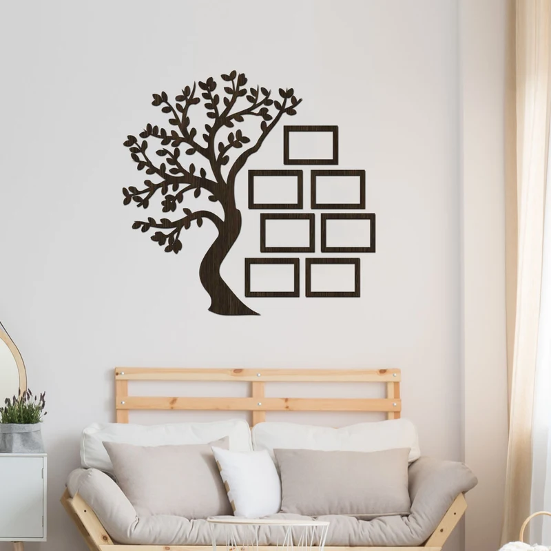 dřevo života Rodostrom 7 fotorámečků - GLAMI.cz