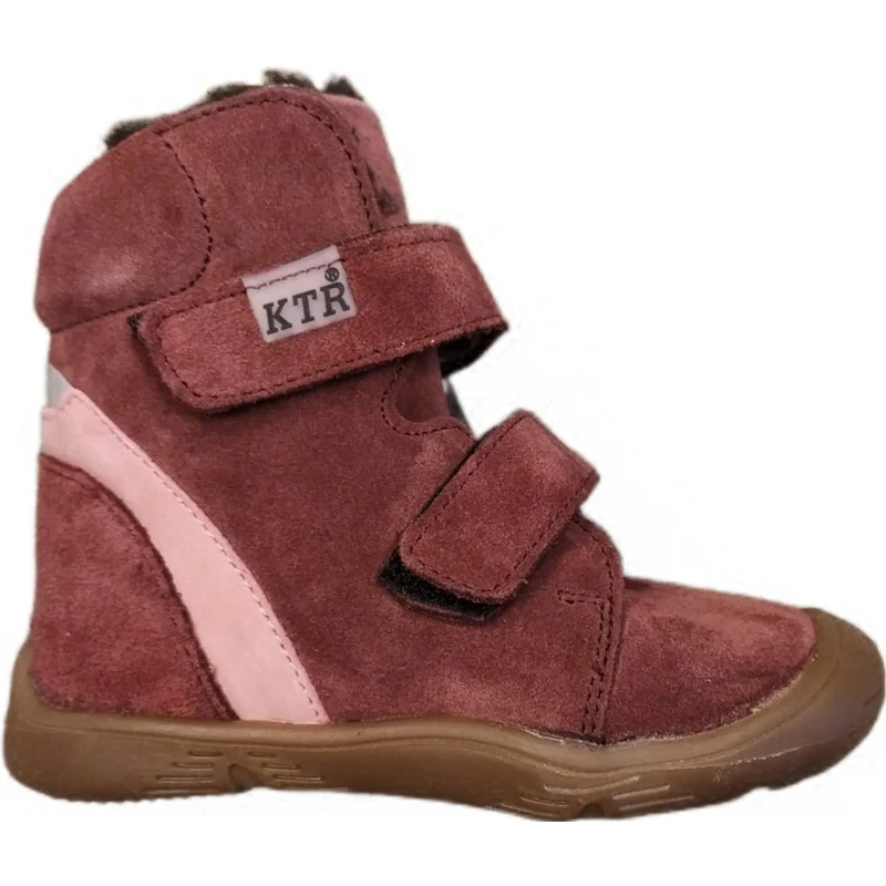 ZIMNÍ NEPROMOKAVÉ BOTY KTR DUDU RUBY s membránou-dívčí - GLAMI.cz