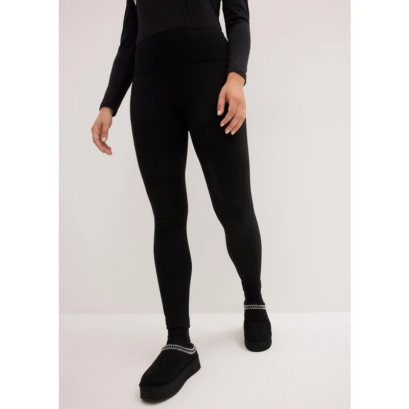 bonprix Super Stretch termo legíny Černá - GLAMI.cz
