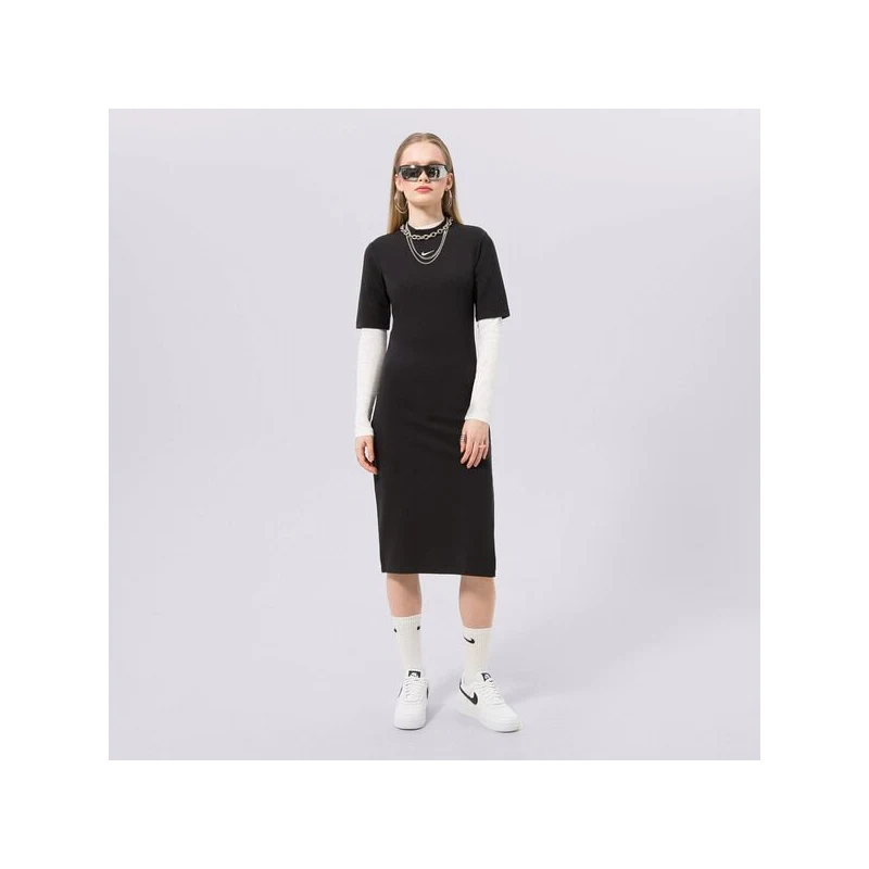 Nike Šaty W Nsw Essntl Midi Dámské Oblečení Šaty DV7878-010 - GLAMI.cz