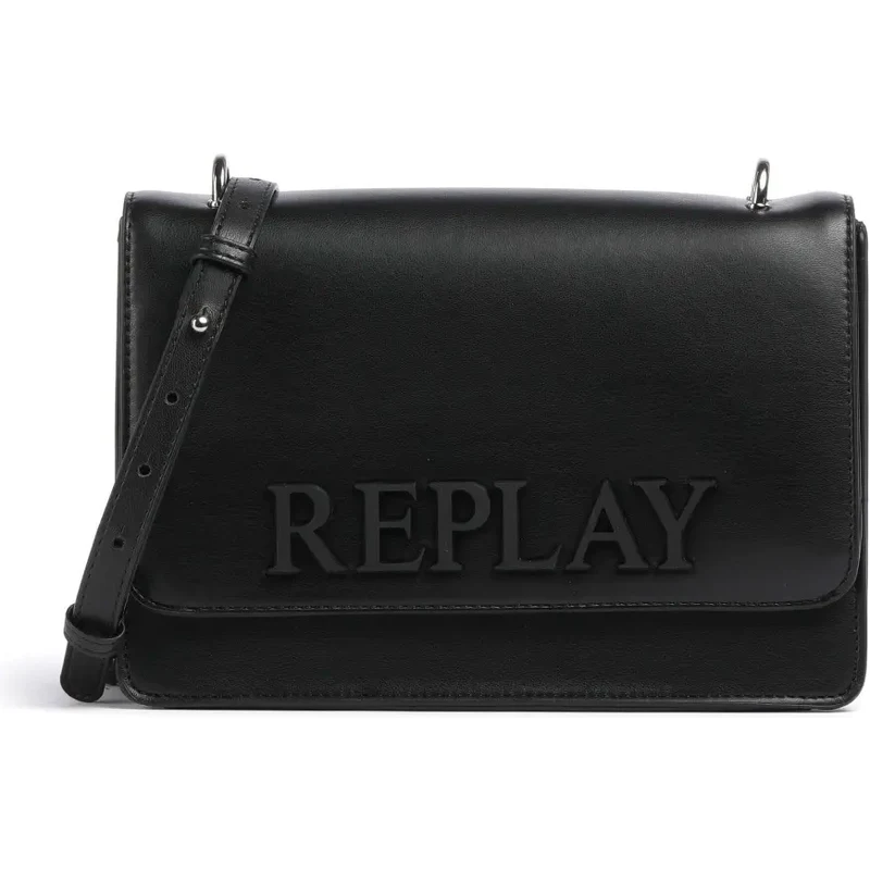 Replay crossbody kabelka černá velké logo - GLAMI.cz