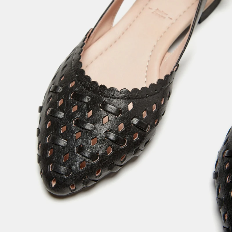 BAŤA Dámské kožené, perforované baleríny - GLAMI.cz