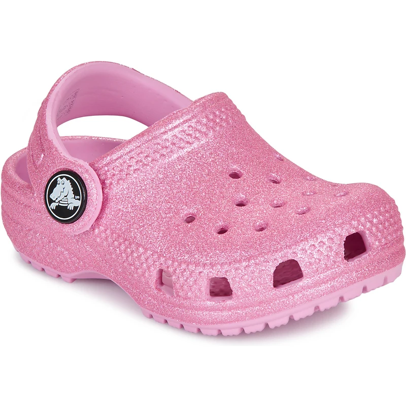 Crocs Pantofle Dětské Classic Glitter Clog T - GLAMI.cz