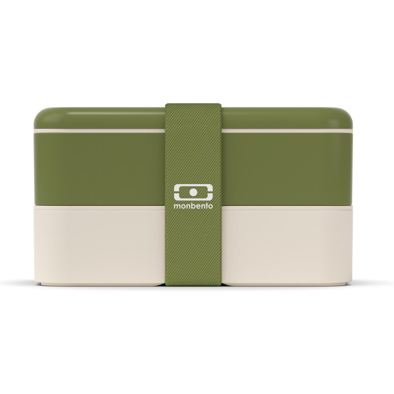 Monbento Original svačinový box 1 l, olive recycled, 11120088 - GLAMI.cz