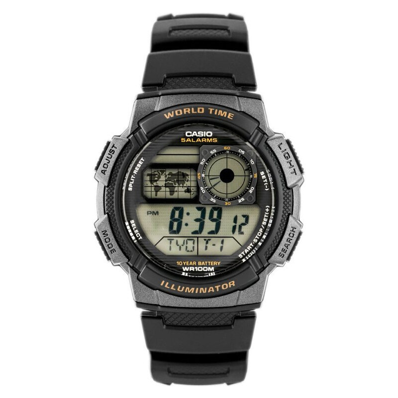CASIO Pánské Hodinky Ae-1000w 1av (Zd073a) – Světový Čas - GLAMI.cz
