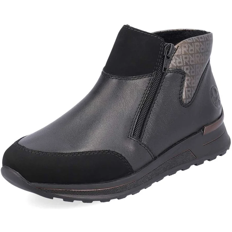 Dámská kotníková obuv RIEKER N1452-00 černá - GLAMI.cz