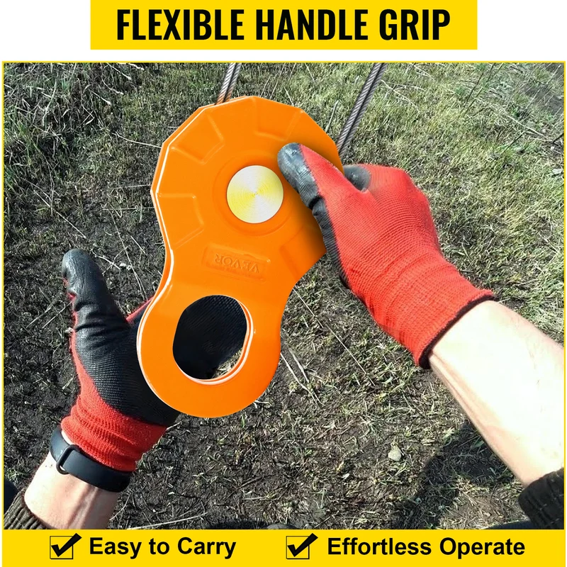 VEVOR Snatch Block, limit pracovního zatížení 11T/25 000 LBS, těžká ...