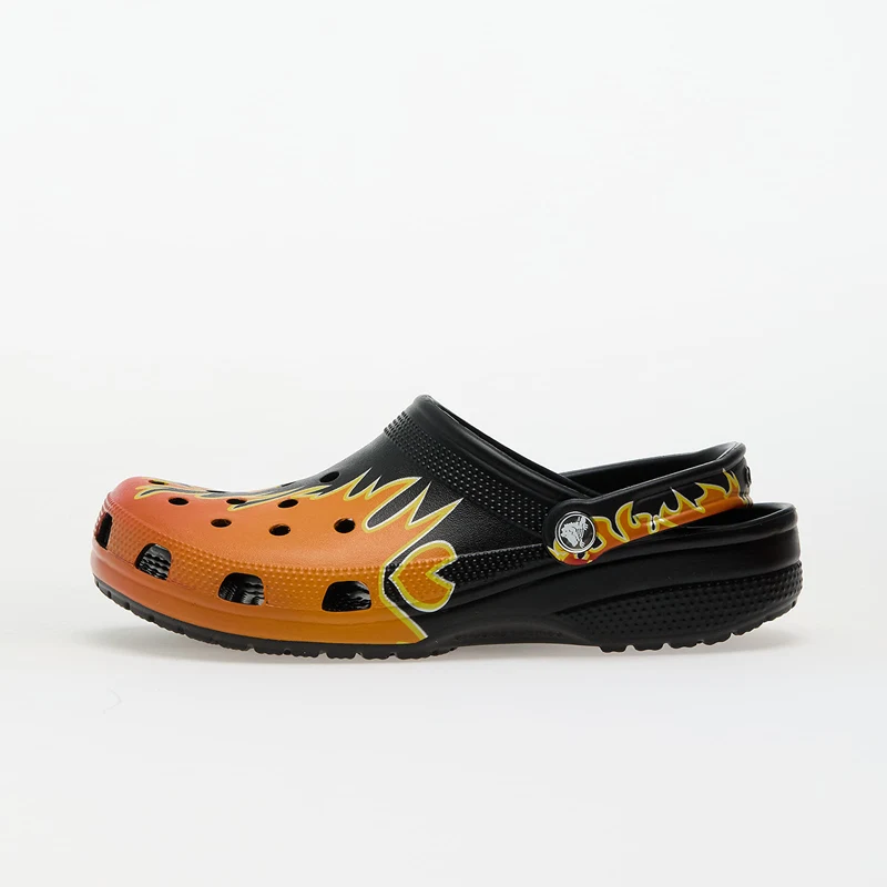 Crocs Classic Flames Clog Black/ Multi - GLAMI.cz