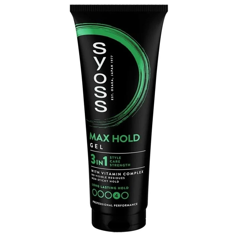 SYOSS Professional MAX HOLD Gel 3in1 - pro extra silnou fixaci vlasů ...