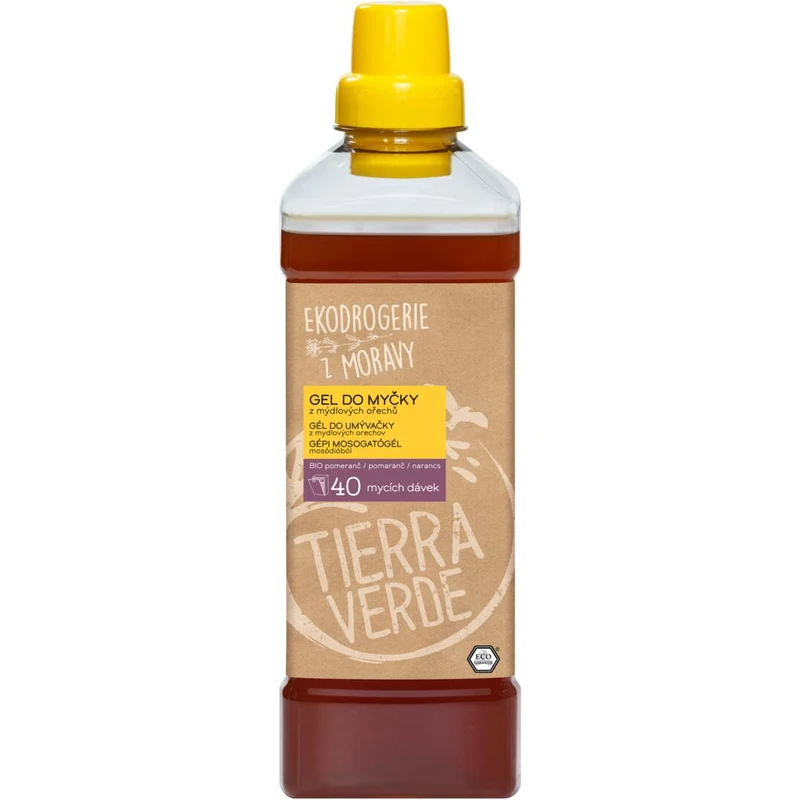 Tierra Verde Gel do myčky na nádobí - INOVACE 1 l - z mýdlových ořechů ...