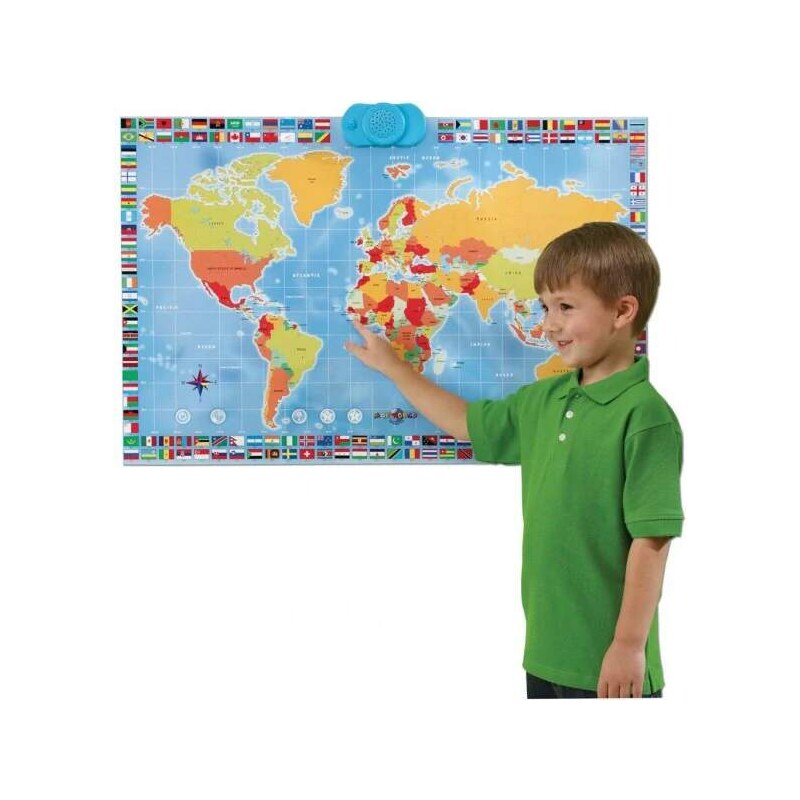 Zanzoon Interaktivní mapa světa, 1000 faktů, otázek, 78 zemí světa ...