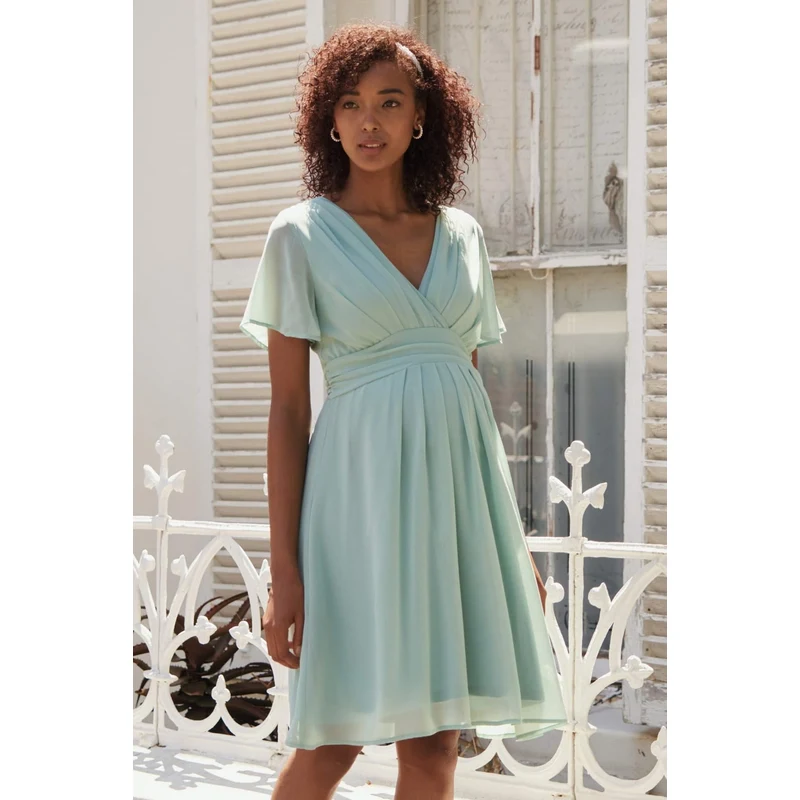 Mamarella Šifonové, elegantní těhotenské a kojící šaty Marsella v ...