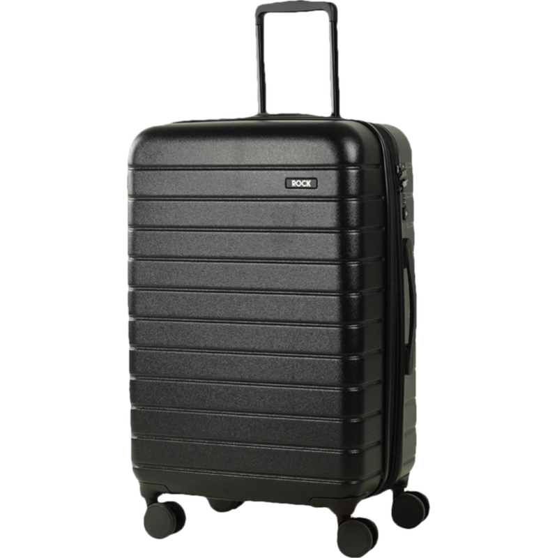 Cestovní kufr ROCK TR-0214/3-M ABS - černá 60 l + 10% expander - GLAMI.cz