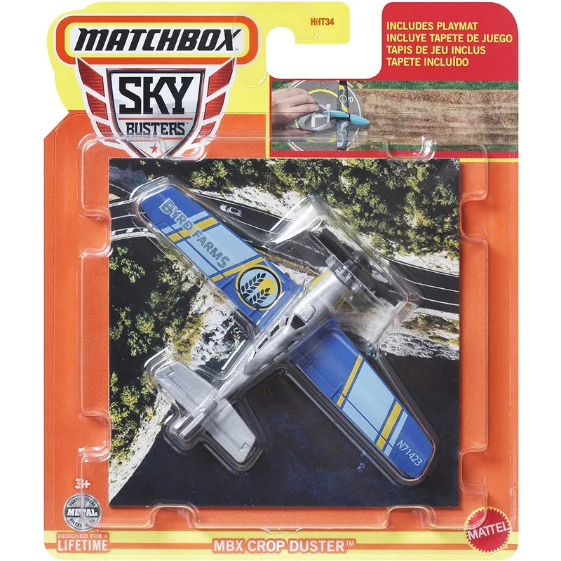 Mattel Matchbox Skybusters kovový model MBX Crop Duster - GLAMI.cz