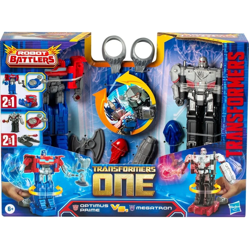 Hasbro Transformers Transformers MV8 Robot Battlers Optimus prime vs ...