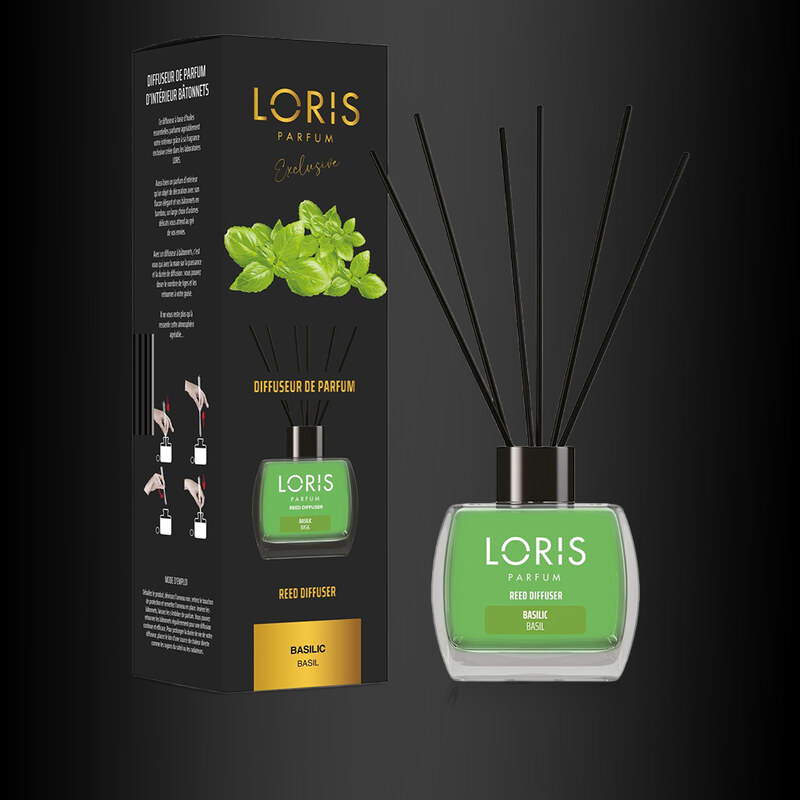 LORIS Parfum Bytový parfém Loris Basil 120 ml – Zelená harmonie pro váš ...