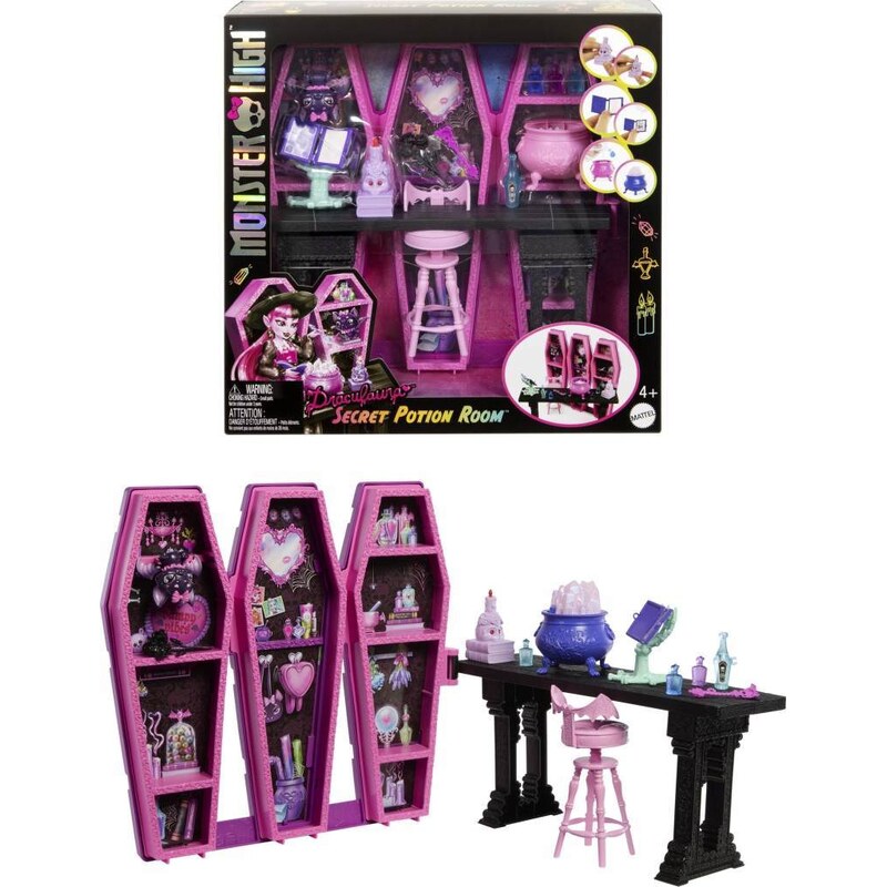 Mattel Monster High Tajná místnost s elixíry, JBF15 - GLAMI.cz