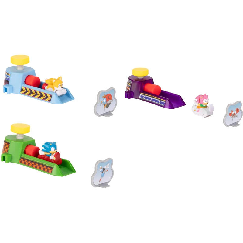 JAKKS Pacific Sonic Go Go Racers Mini Launcher SET - GLAMI.cz