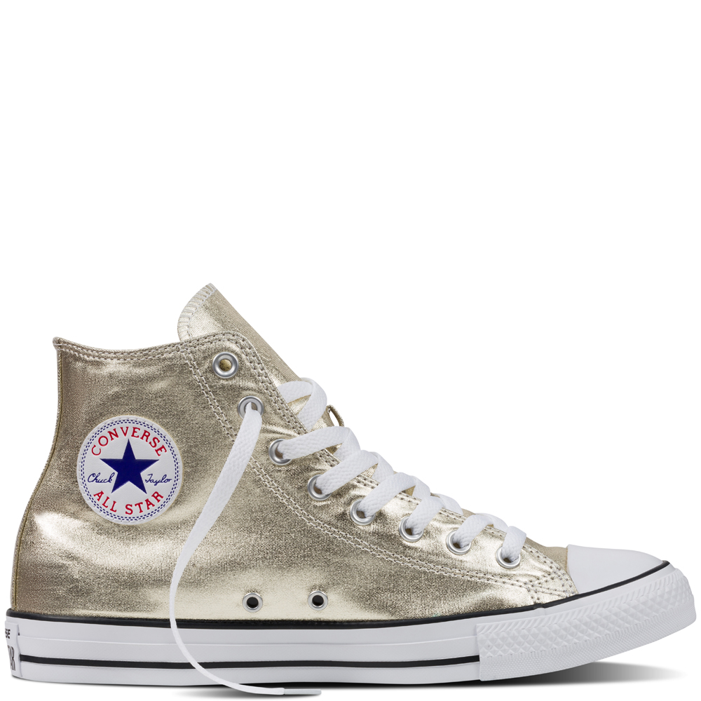Converse zlaté tenisky Chuck Taylor All Star Metallic - GLAMI.cz